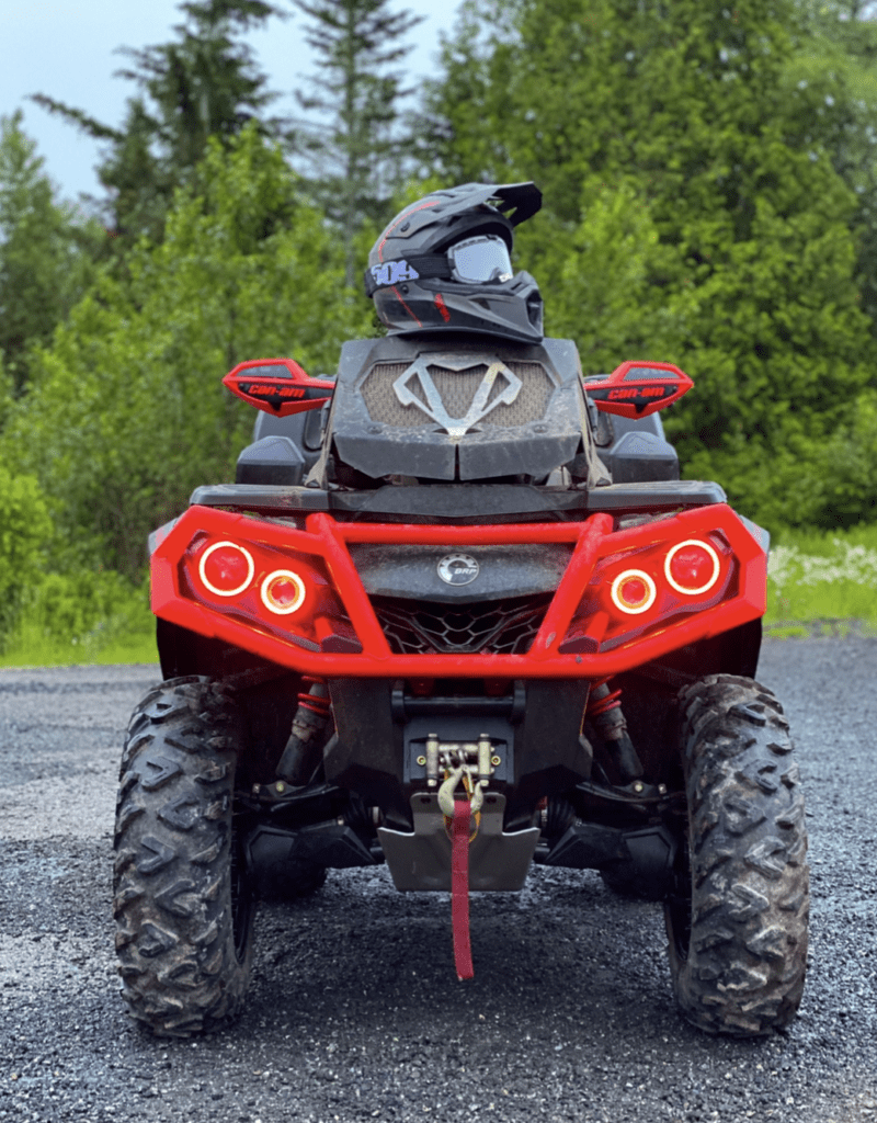 Can-Am Outlander Generation 2 (2012-2022, 650-1000) Red Halos | FAR Mudding